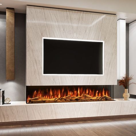 קמין חשמלי פנורמי Panoramic NH 180 | ShwartzWood